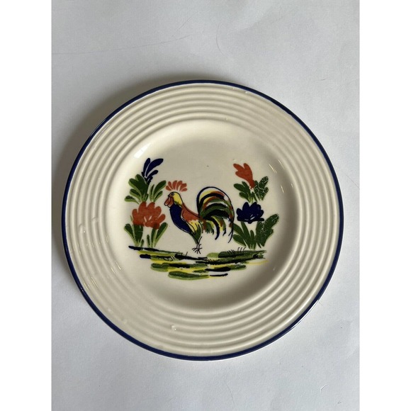 Varages | Dining | Varages France Rooster Chicken Farmhouse Plate 825 ...